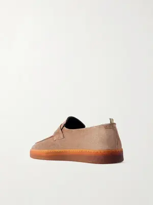 Officine Creative Ambrie 001 Suede Loafers - Brown