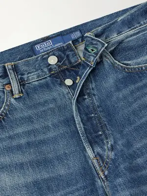 Polo Ralph Lauren Straight-leg Distressed Jeans