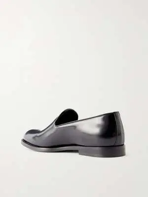 Brunello Cucinelli Evening Glossed Leather Loafer