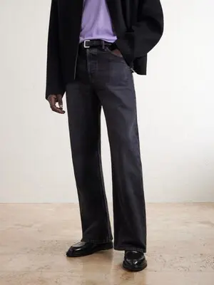 Officine Creative Sax Flexi 001 Leather Loafers - Black