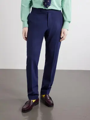 Polo Ralph Lauren Pinstriped Wool-blend Suit Trousers