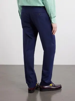 Polo Ralph Lauren Pinstriped Wool-blend Suit Trousers