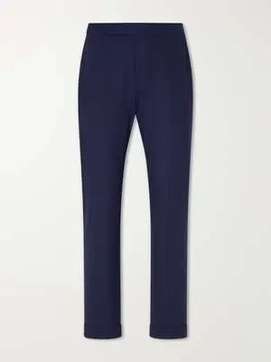 Polo Ralph Lauren Straight-leg Pinstriped Wool-blend Suit Trousers