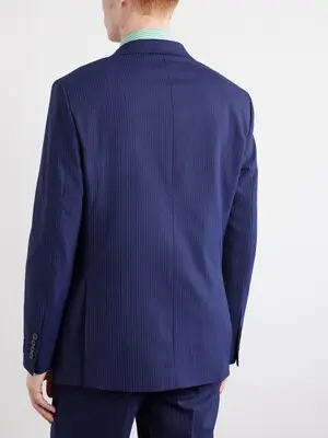 Polo Ralph Lauren Pinstriped Wool-blend Suit Jacket