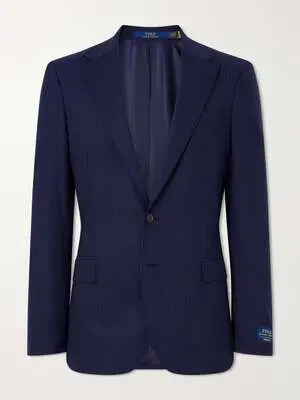 Polo Ralph Lauren Pinstriped Wool-blend Blazer