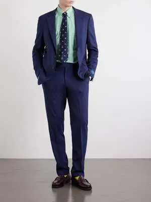 Polo Ralph Lauren Pinstriped Wool-blend Blazer