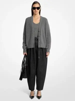 Michael Kors Ribbed Cardigans For Women
