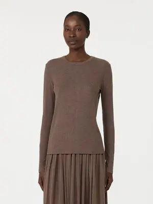 Max Mara Long-sleeved Jersey T-shirt