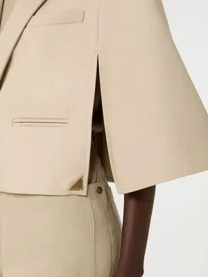 Max Mara Water-repellent Gabardine Cape