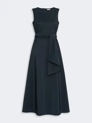 Max Mara Flared Taffeta Dress