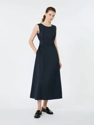 Max Mara Flared Taffeta Dress