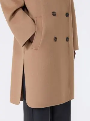 Max Mara Double-breasted Wool Midi Coat