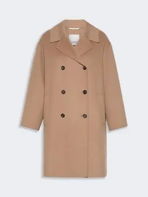 Max Mara Double-breasted Wool Midi Coat