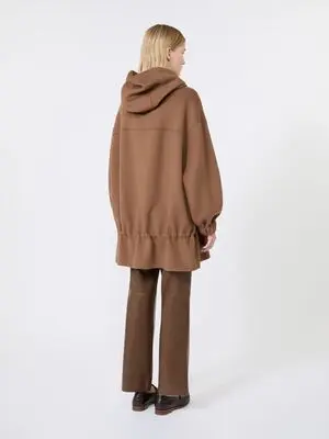 Max Mara Wool Coat With Drawstring