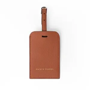 PACK'N TRAVEL Luggage Tag Terracotta - Brown