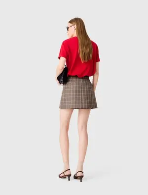 Maje T-shirt With Embroidered Logo