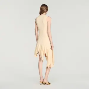 Sandro Asymmetric Knit Dress