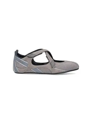 Attico Floor 01" Flat Ballerinas In Suede