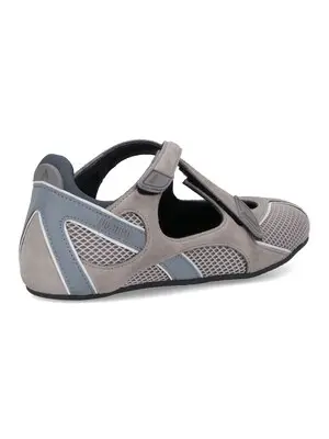 Attico Floor 01" Flat Ballerinas In Suede