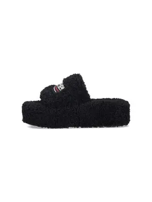 Balenciaga Slide Sandals "furry