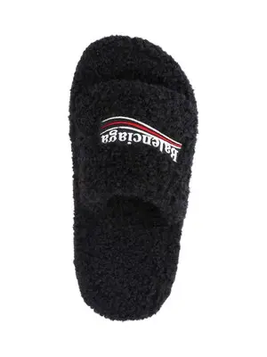 Balenciaga Slide Sandals "furry
