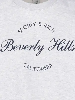 SPORTY & RICH Beverly Script Sweatshirt