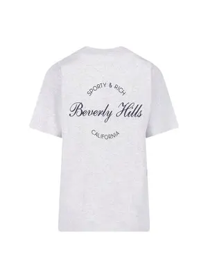 SPORTY & RICH T-shirt "beverly Script