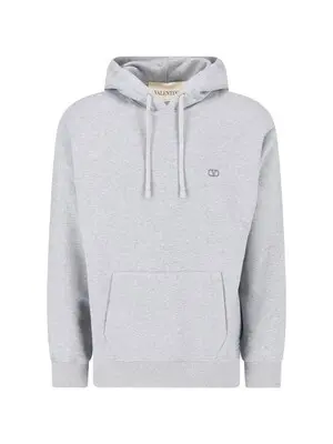 Valentino Garavani Hoodie "vlogo Signature - Gray