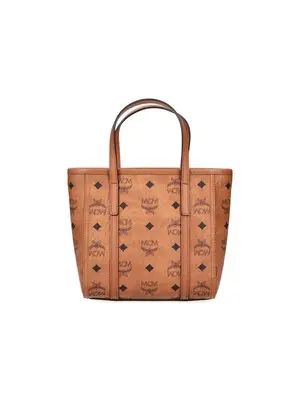 Mcm Toni Mini Tote Bag - Brown