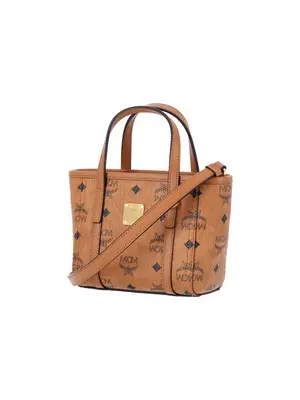 Mcm Toni Mini Tote Bag - Brown