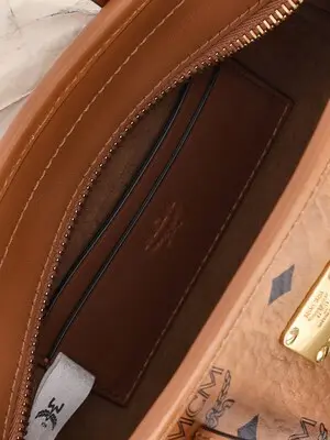 Mcm Toni Mini Tote Bag - Brown
