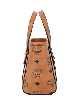 Mcm Toni Mini Tote Bag - Brown