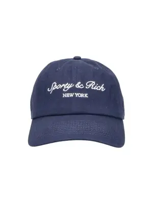 SPORTY & RICH Baseball Cap "syracuse Ny - Blue