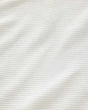 HAVEN WELL WITHIN Resti Organic Cotton Bold Waffle Henley