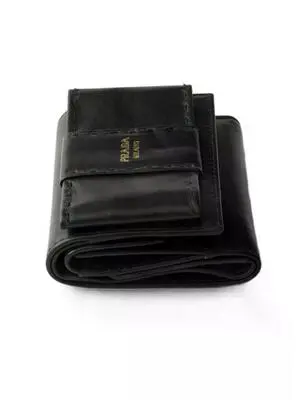 Prada Small Nappa-leather Wallet With Bow
