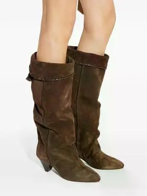 Isabel Marant Étoile Elita Tassel Detail Boots - Brown