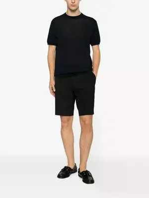VELA SHOP Pleated Shorts With Belt Loops