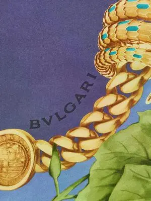 BVLGARI Serpenti Jewellery-print Scarf