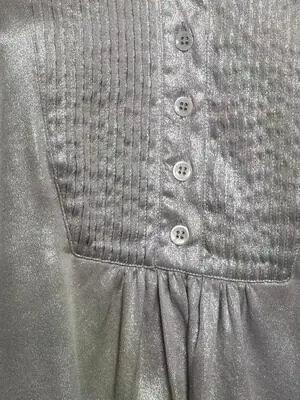 Etro Pintuck V-neck Top