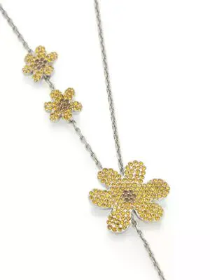 Marni Rhinestone Daisy Necklace