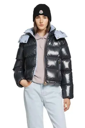Moncler Niveole Short Down Jacket - Blue