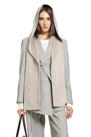 Max Mara Glen Plaid Wool Robe-inspired Coat