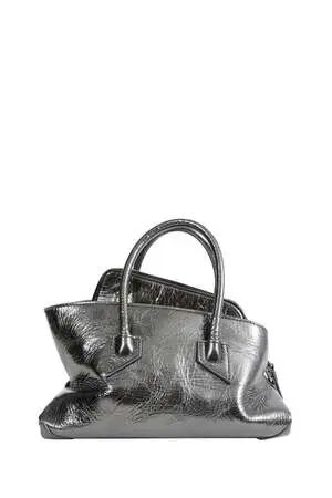 Attico La Passeggiata Mini Top Handle Bag - Grey