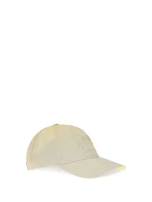 GANNI Cotton Baseball Cap With Logo - Multicolor