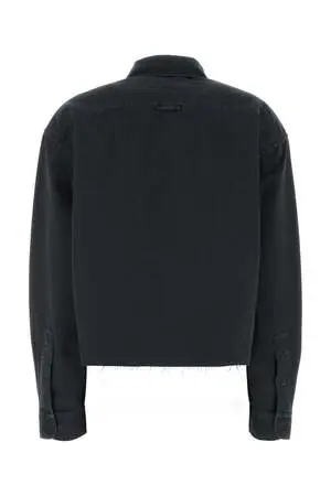 Miu Miu Dark Grey Denim Shirt