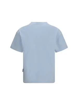 Palm Angels Neck Logo Cotton T-shirt