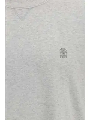 Brunello Cucinelli T-shirt In Cotton With A Logo