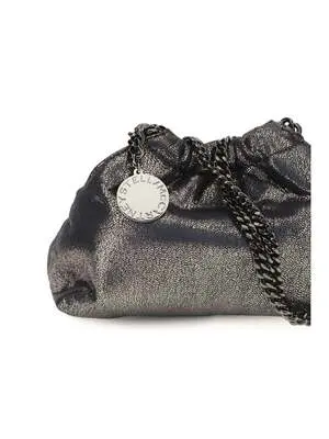 Stella McCartney Falabella Mini Drawstring Shoulder Bag - Blue