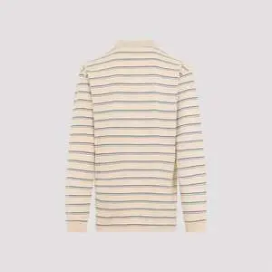 Prada Striped Piqué Polo - Multicolor