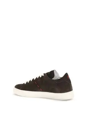 Kiton Suede Lace-up Sneakers - Brown